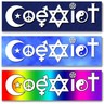 COEXIST Decal Multiple Color Choice's USA Made & Quickly Shipped! | eBay