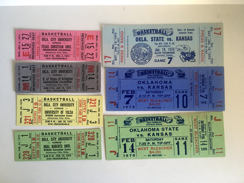 Vintage Oklahoma City University. Basketball Ticket Lot of 7 | eBay