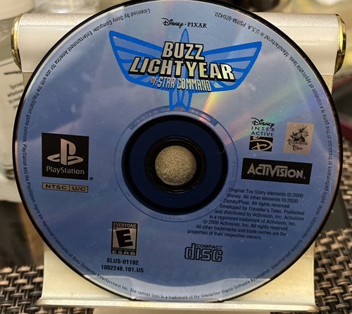 PlayStation 1 PS1 Buzz Lightyear Of Star Command Video Game DISC ONLY ...