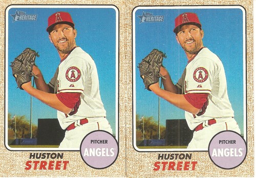 2 CARD 2017 TOPPS HERITAGE HUSTON STREET BASEBALL CARD LOT #356 | eBay