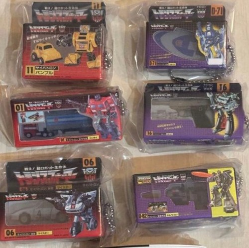 TAKARA TOMY ARTS TRANSFORMERS Miniature Package Collection 1 Set of 6 ...