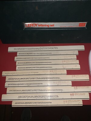 Leroy Lettering for sale | eBay