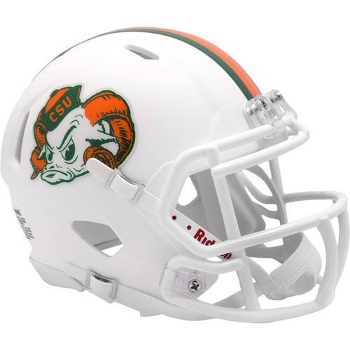 Colorado State Rams Aggies SPEED Mini Football Helmet - New in Riddell ...