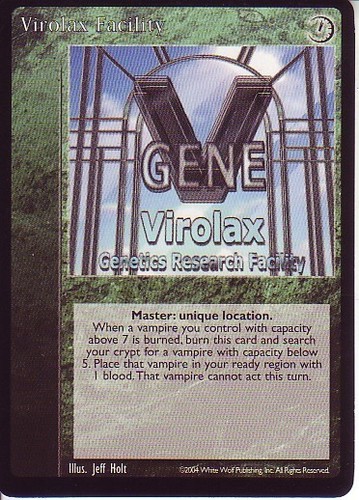 Virolax Facility VTES CCG Gehenna | eBay