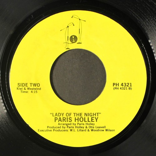 PARIS HOLLEY: lady of the night / 10 PH 7" Single 45 RPM | eBay