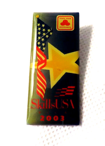 State Farm Insurance Skills USA SkillsUSA 2003 Label Logo Pin | eBay