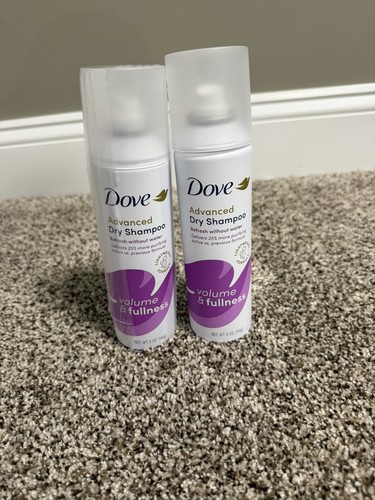 Dove Volume & Fullness Dry Shampoo Lot of 2 Cans 5oz ea NEW Lightweight ...