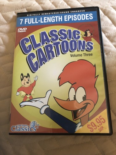 [DVD] Classic Cartoons, Volume 3 - 7 Full Length Episodes - Rare LN DVD ...