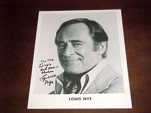 Actor Louis Nye Autographed Signed Photo with inscription | eBay