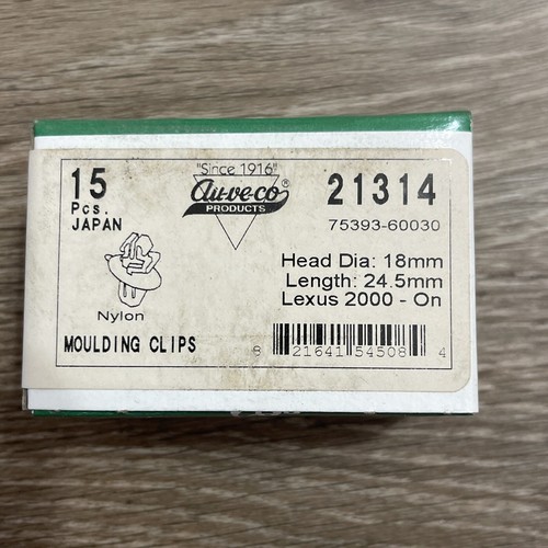 Auveco 21314 15 Moulding Clips Compatible with Lexus 75393-60030 | eBay