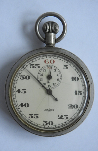 WWII GERMAN KRIEGSMARINE BATTLESHIP U-BOAT Timer STOPWATCH LEMANIA ...