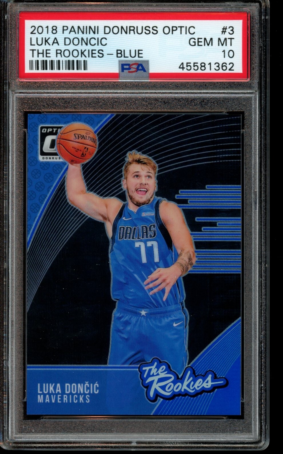 Luka Doncic 2018 Optic #3 The Rookies - Blue /49 Price Guide - Sports ...