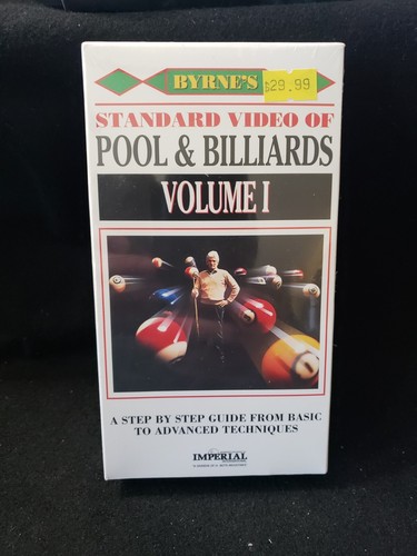 Byrne's Standard Video Pool & Billiards Volume 1 (VHS) Rare Brand New ...