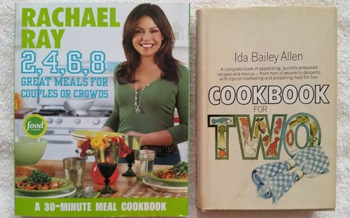 Rachael Ray 2,4,6,8 + Cookbook for Two Ida Bailey Allen -2 Vintage ...