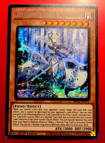 Lady Labrynth of The Silver Castle Ultra Rare Yu-Gi-Oh! Card No. MP23 ...