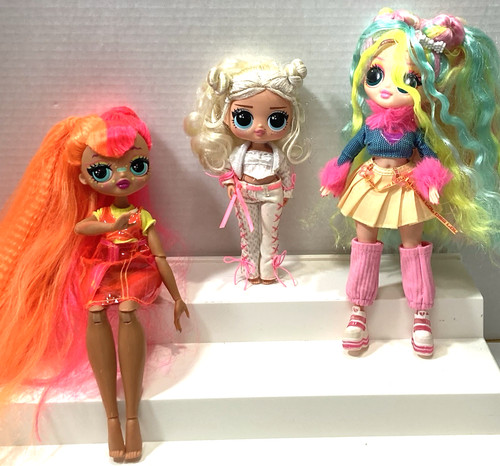 LOT OF of 3 LOL Surprise OMG dolls Tween Fierce Sunshine Makeover | eBay