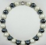 Long 16"-24" 8mm White Akoya Shell Pearl Round Beads Pendant (12mm ...