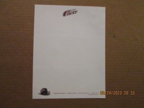AFL Arena Football Detroit Fury Vintage Defunct 2002 Unused Team Logo ...