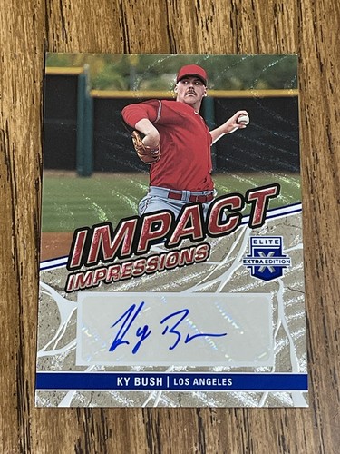 Ky Bush 2023 Elite Extra Impact Impressions Auto Autograph #II-KBH ...