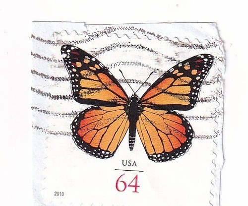 STAMP US SCOTT 4462 "Monarch Butterfly" 64 CENT 2010 USED ON PAPER | eBay