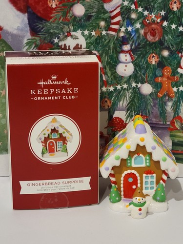 2020 Hallmark Gingerbread Surprise with Snowman Ornament - Member ...