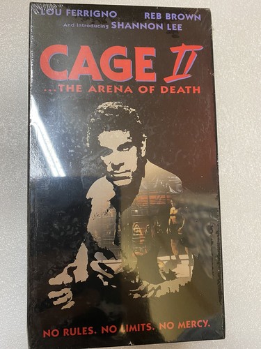 Cage II The Arena Of Death VHS 1994 Lou Ferrigno RARE NEW | eBay