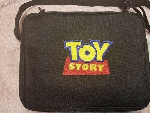 NEW Embroidery Pixar Toy Story Logo Pin Trading Book Bag Holds 300 ...