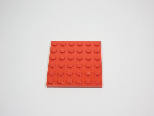 LEGO Red 6x6 Plate D0 | eBay