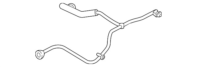 Genuine Jaguar Manguera Del Refrigerante del Motor C2Z22073 | eBay