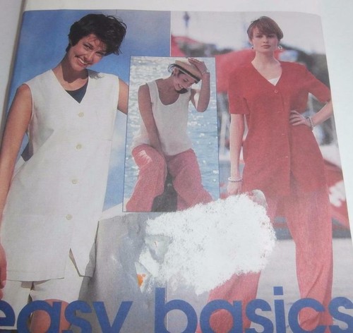 Simplicity Sewing Pattern 8982 Woman's Pants Shorts Top Jacket Vest 14 ...