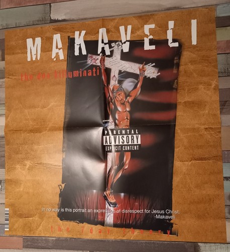 2 Pac Tupac Makaveli The Don Killuminati original promo poster new rare ...