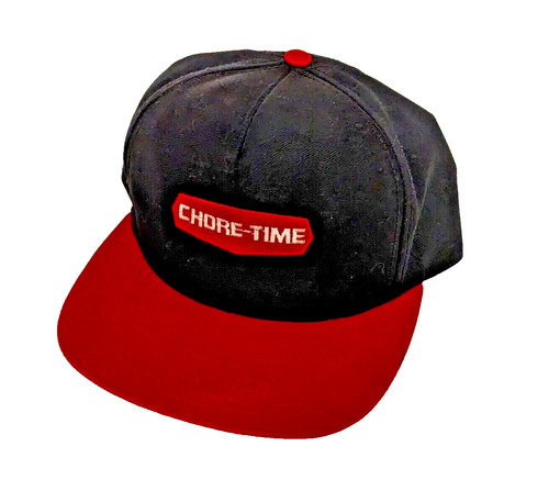 Vintage Chore Time Snapback Hat Cap Trucker Logo Farm Poultry MADE IN ...