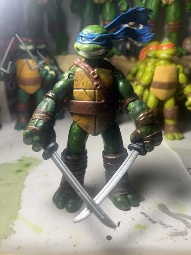 TMNT Teenage Mutant Ninja Turtles 2012 Playmates: Leonardo Custom 4.5 ...