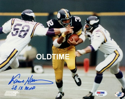 Franco Harris Pittsburgh Steelers "SB IX MVP" Autographed Signed ...