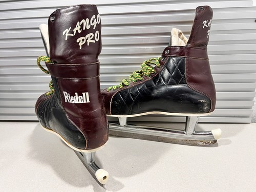 Rare Vintage NHL Ridell Red Wing Minnesota Kango Pro Ice Skates - Size ...