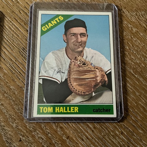 autographed 1966 Topps TOM HALLER . DEC. 2004 #D-1 | eBay