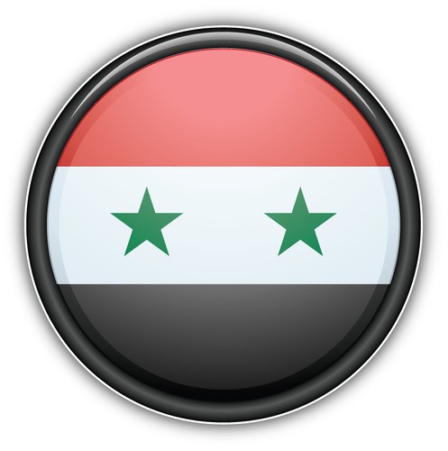 Syria World Flag Glossy Emblem Car Bumper Sticker Decal - ''SIZES'' | eBay