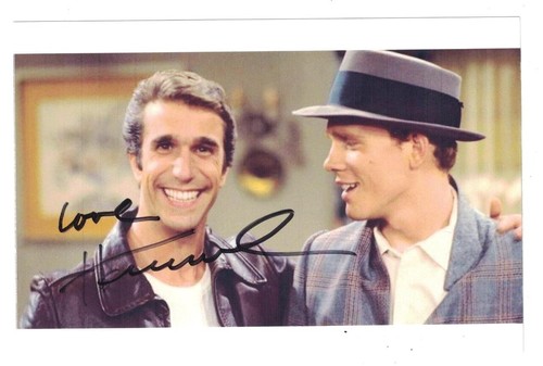 Henry Winkler Signed Autographed Photo Actor Happy Days Fonzie F | eBay
