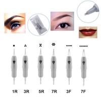 Chuse Permanent Makeup Tattoo Cartridge Needles Professional Sterilized ...