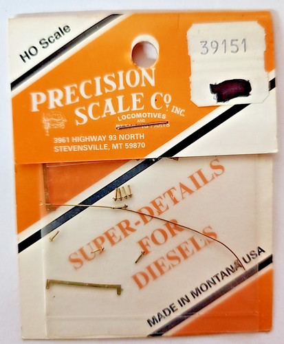 HO Scale Precision Scale Co 39151 Ladder Kit, for: SD 7 & 9, Wire Rungs ...