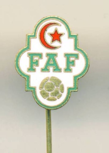 old ALGERIA Football Federation Pin BADGE Algerian FA Soccer AFRICA FAF ...