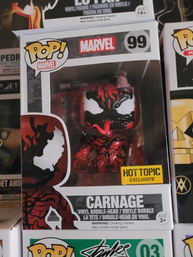 Funko Pop Carnage #99 Marvel Comics Vinyl Figure Hot Topic Exclusive | eBay