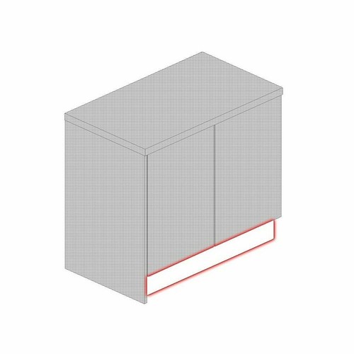 Kitchen cupboard plinth & kickboard gloss & matt white black cream oak ...