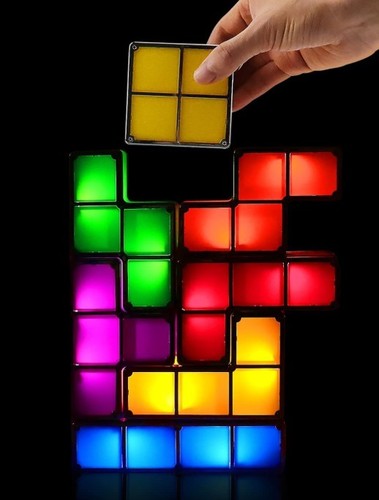 New Sealed The Magic Block Brick Game LED Light Nightlight 3D Puzzle ...