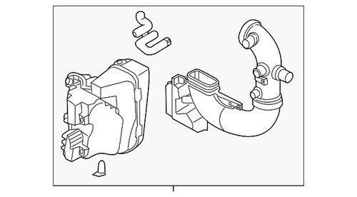 2012-2015+Kia+Rio+Air+Intake+Duct+Genuine+OEM+28211+1w150+282111W150 ...