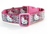Hello Kitty dog collar Handmade adjustable buckle collar 1"or 5/8"wide ...