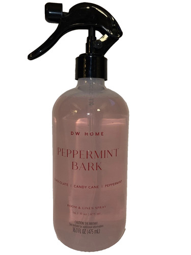 DW Home Room & Linen Spray Peppermint Bark 16.1 Oz Large Glass Bottle ...