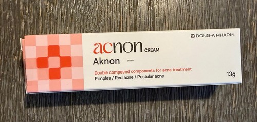 Acnon Cream Korean Spot Treatment for Red & Purulent Acne 13g. Made in ...