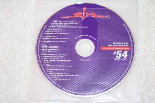 S.I.N. New Music Program Rhythm & Pop #54 8 15 2007 VG+ Promo CD Fergie ...