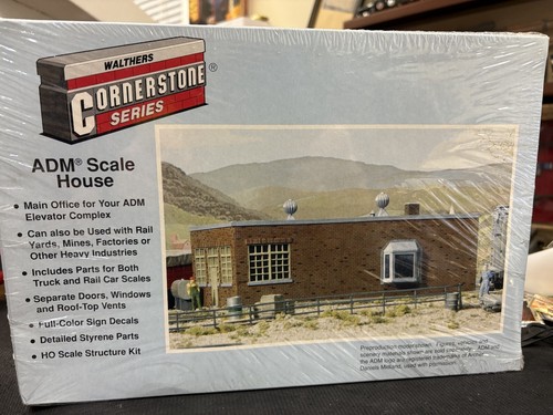 SEALED Walthers ADM Scale House HO Scale 1:87 Model Railroad # 933-3027 ...